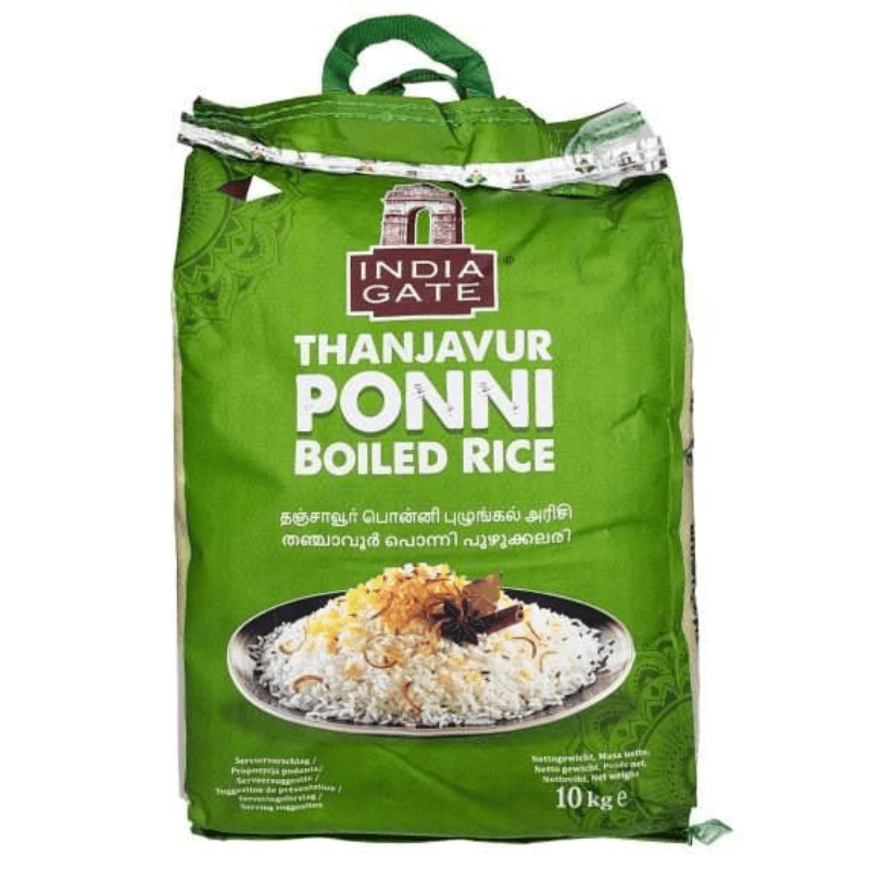 India Gate Ponni Boiled Rice 5kg – Indira Foods