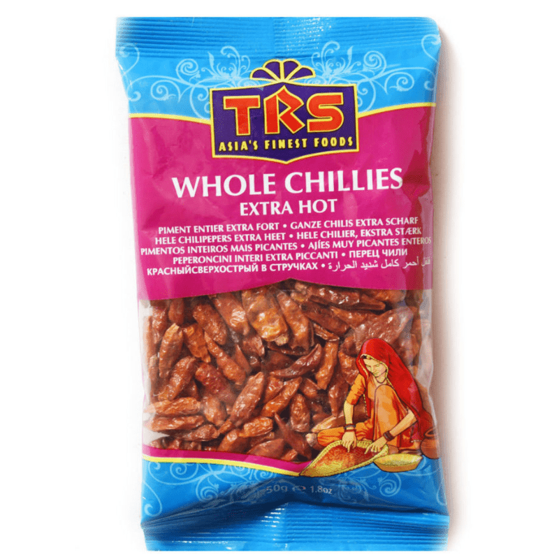 TRS Chillis Whole Extra Hot 50g – Indira Foods