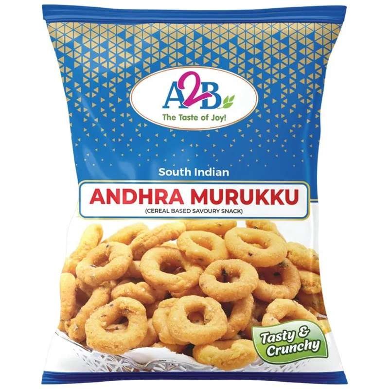 A2B Andhra Murukku (FriedCereal Snack) 200g – Indira Foods