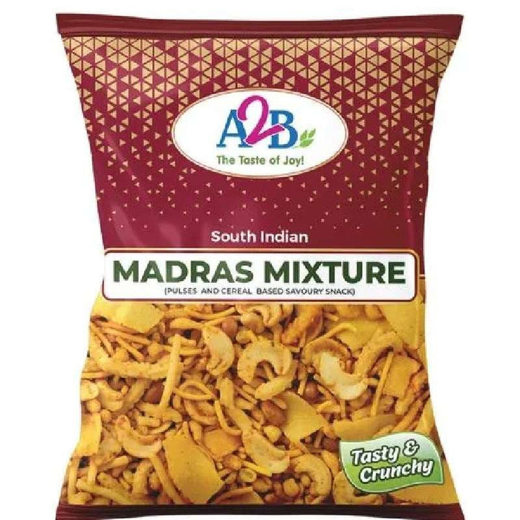 A2B Madras Mixture (Pulses Cereal Snack) 200g – Indira Foods