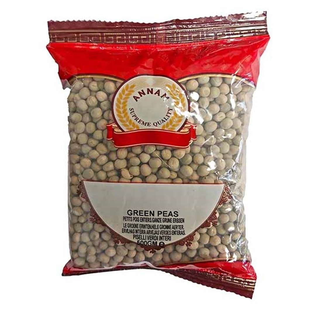 Annam Whole Green Peas 500g – Indira Indian Foods