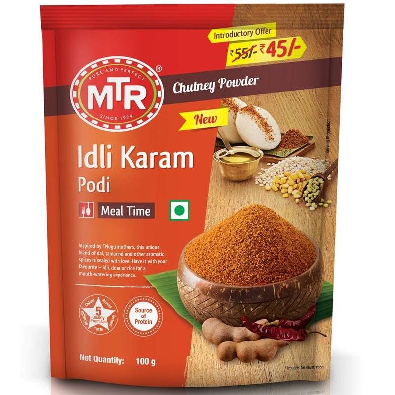 MTR Idli Karam Podi 100g – Indira Foods