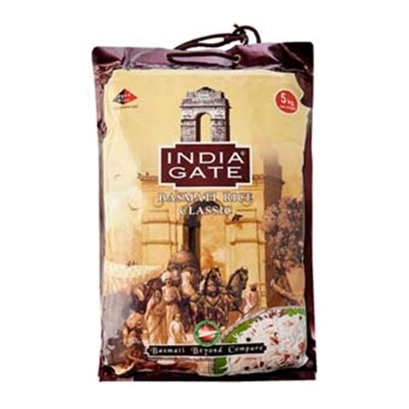 India Gate Classic Basmati Rice 5kg – Indira Foods