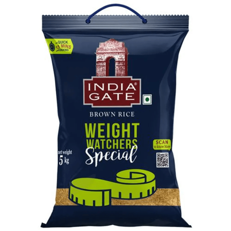 India Gate Brown Sonamasoori Rice 1kg – Indira Foods