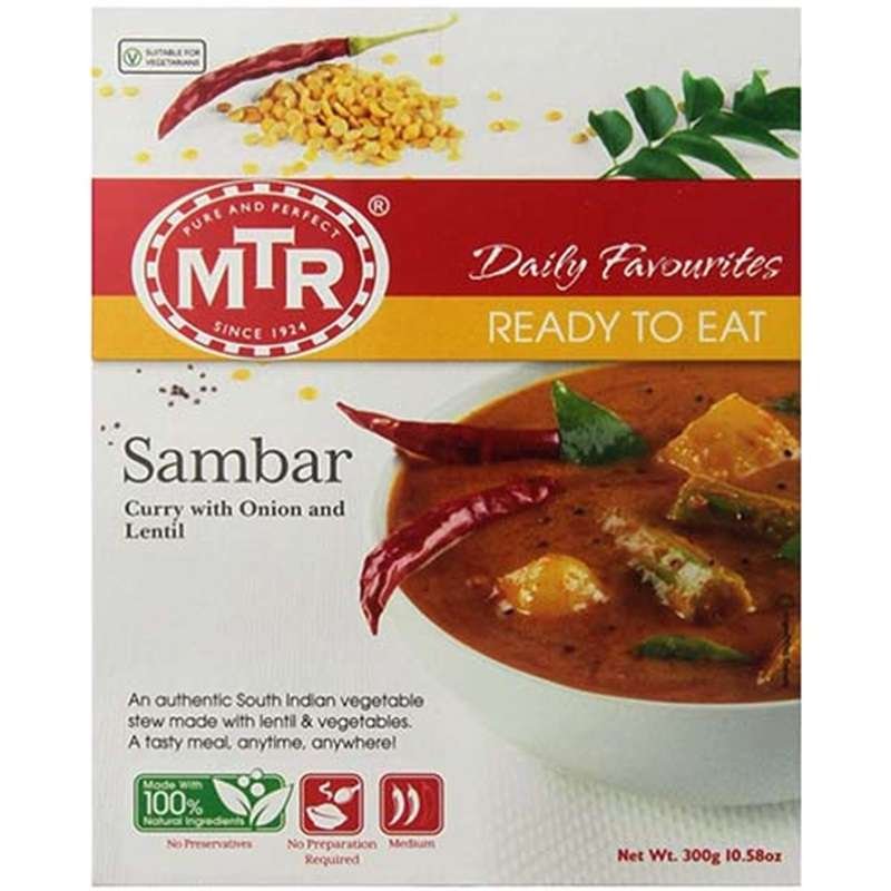 MTR RTE (Ready To Eat)Sambar 300g – Indira Foods