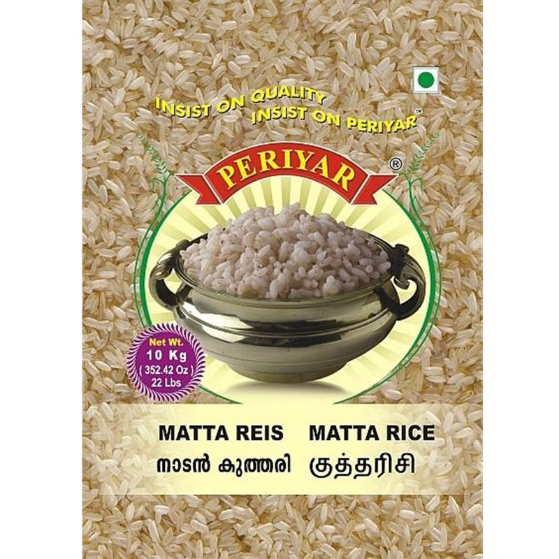Periyar Vadi Matta Rice 10kg – Indira Indian Foods