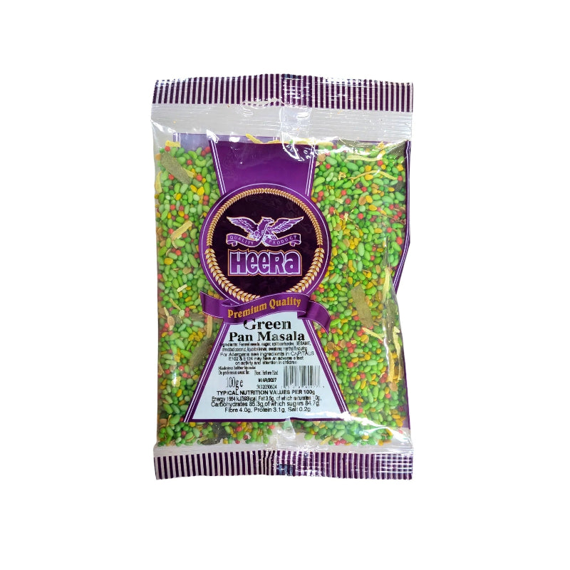 Heera Green Pan Masala 100g – Indira Foods