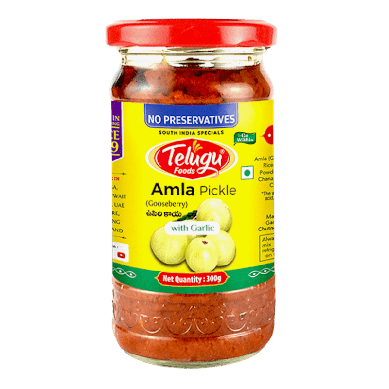 Telugu Amla Pickle 300g – Indira Foods