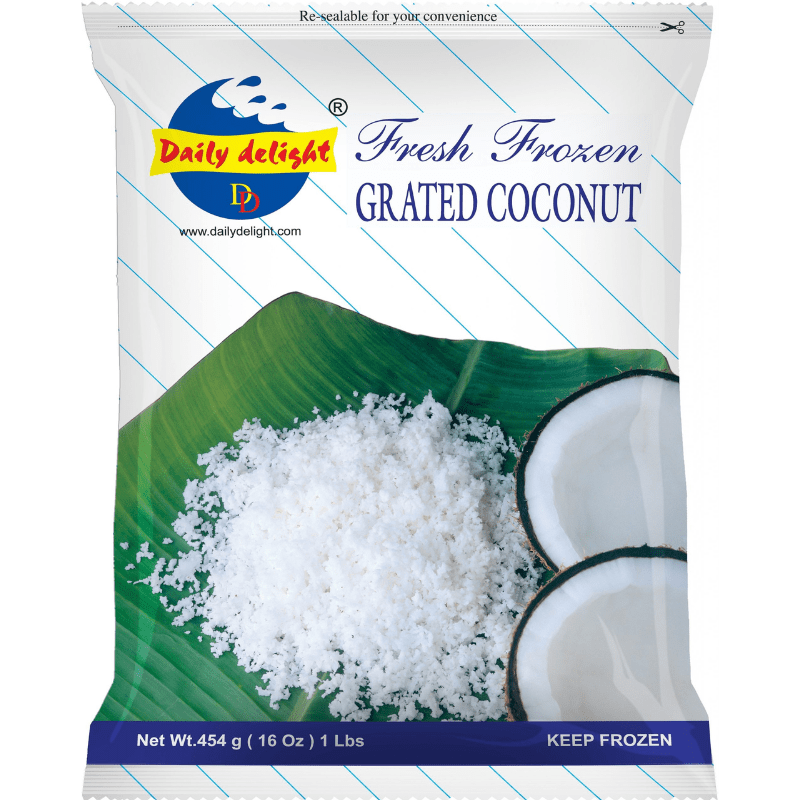 Daily Delight Grated Coconut_(Frozen) 400g – Indira Foods