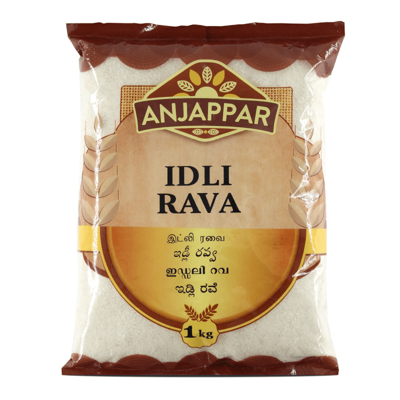 Anjappar Idly Rava 1Kg – Indira Foods