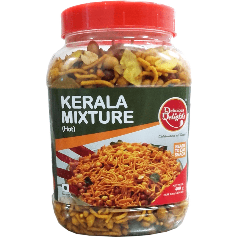 Delicious Delights Kerala Mixture Hot 400g – Indira Foods