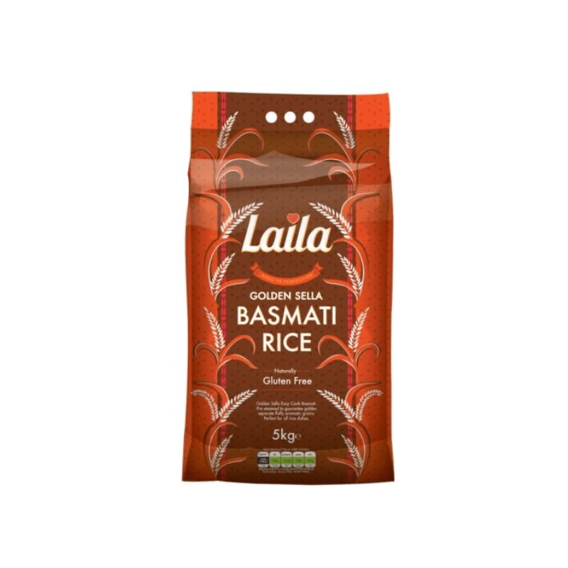 Laila Sella Basmati Rice 5kg – Indira Foods