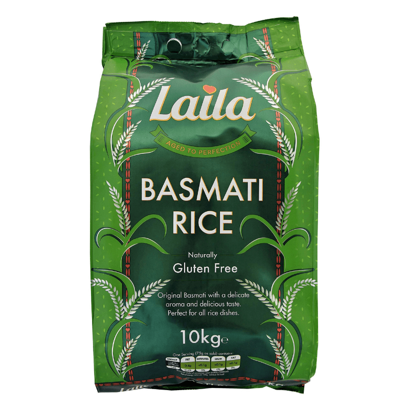 Laila Basmati Rice 10kg – Indira Foods